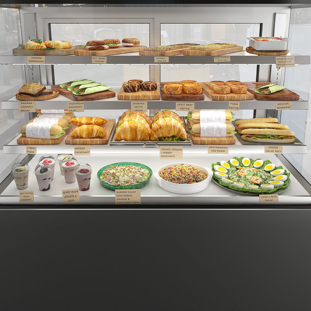 Ambient Food Display 3D model - Download Meal on 3DModels.org