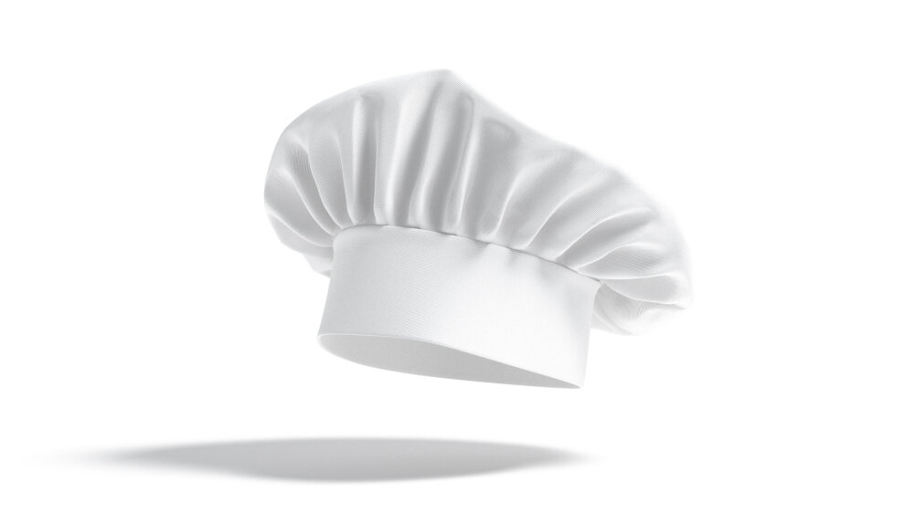 Classic White Chef Hat 3D model - Download Hats on 3DModels.org