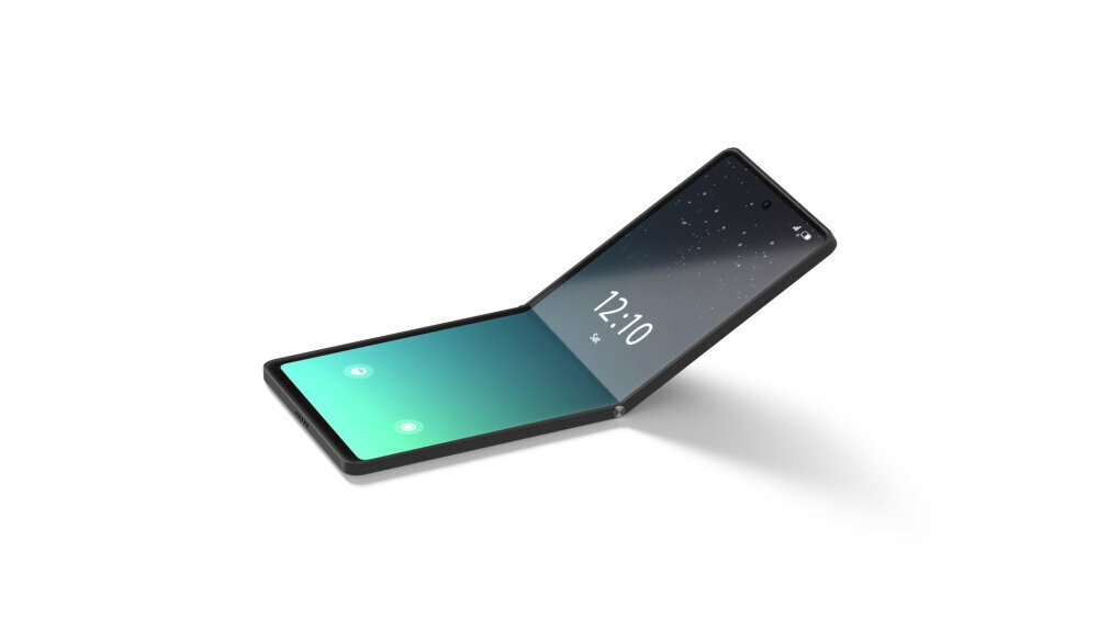 Animated Flexible Phone – Clamshell Smartphone with Animation of ...