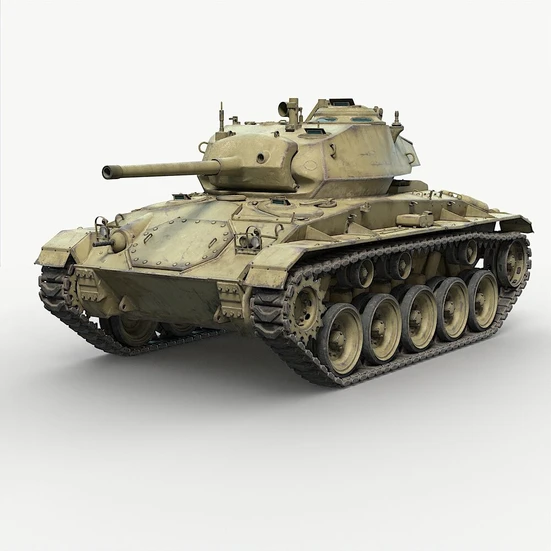 Light tank 3D Models Download - 3DModels.org