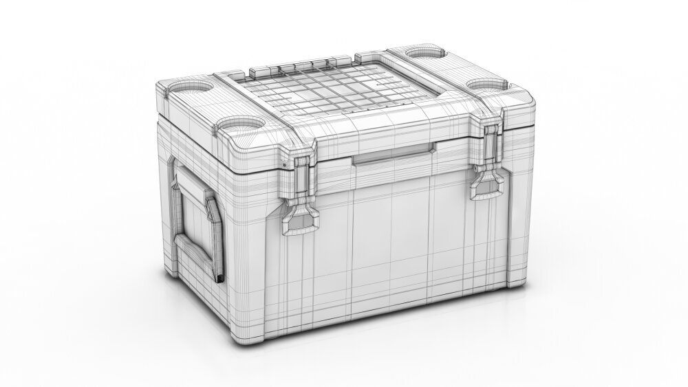 Heavy Duty Camping Cooler 3D model - Download Hobbies on 3DModels.org
