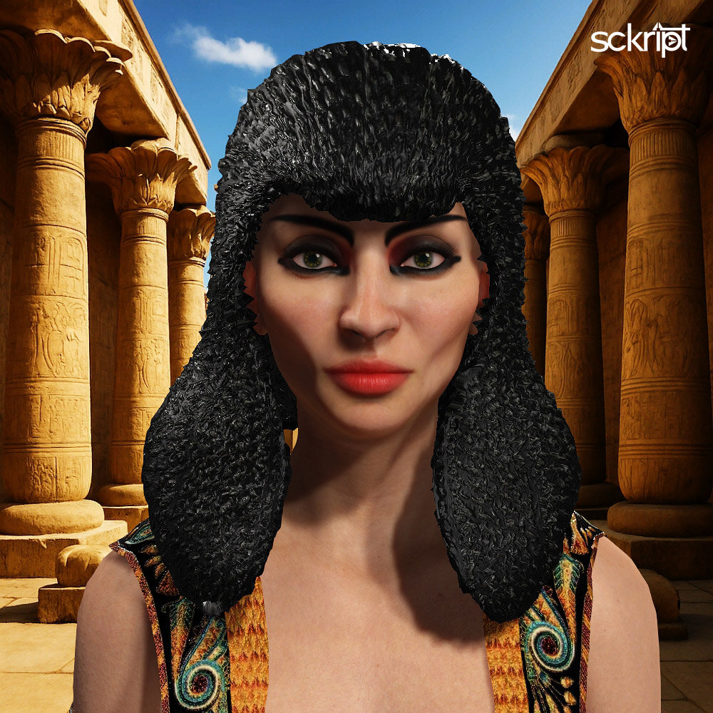 Ancient Egypt King Mother 3D model - Download Character on 3DModels.org