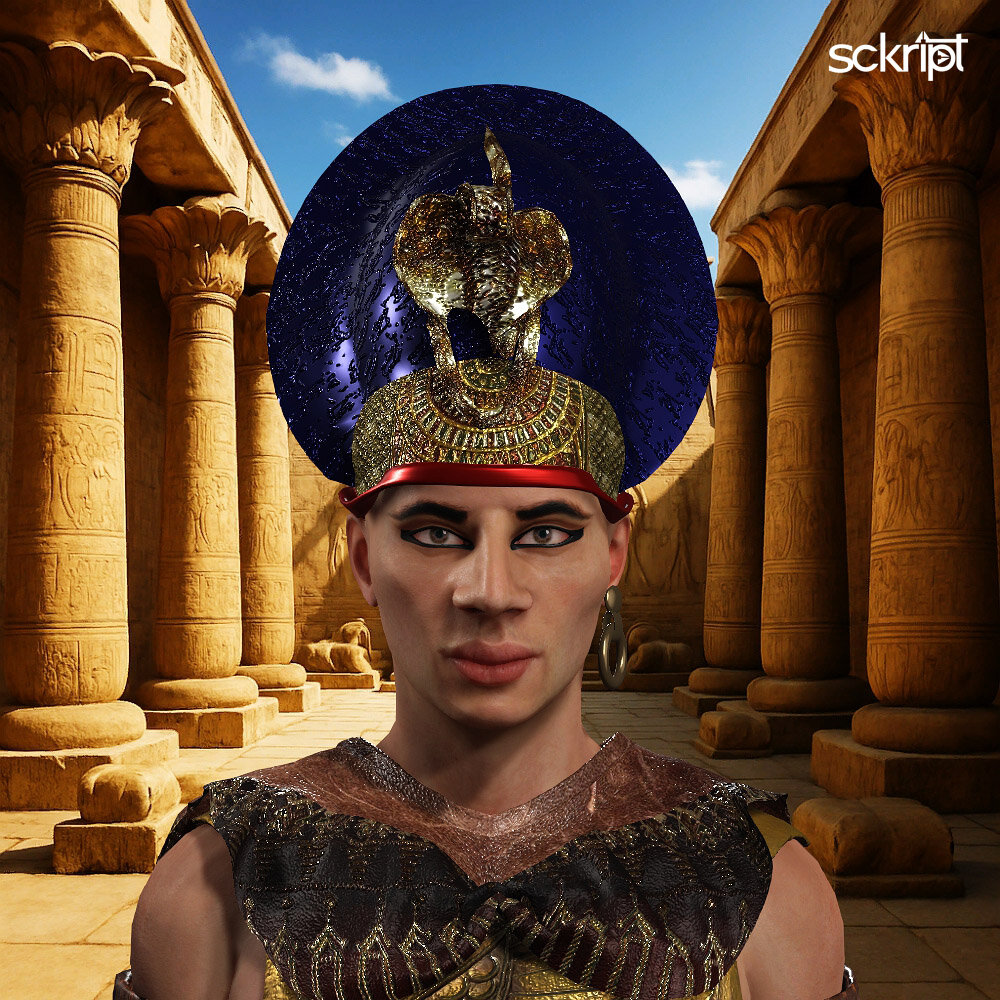 Ancient Egypt the General 3D model - Download Character on 3DModels.org