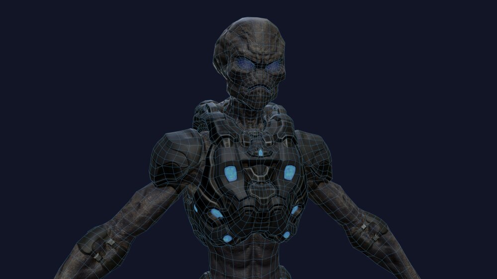 Alien V2 Animated and Game Ready 3D model - Download Mythological ...
