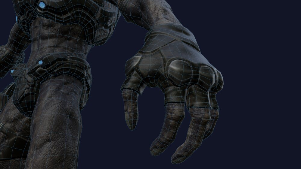 Alien V2 Animated and Game Ready 3D model - Download Mythological ...