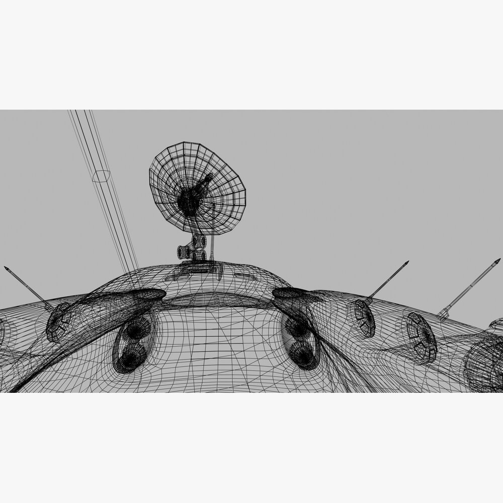 Advanced Space Destroyer 3D model - Download Spaceship on 3DModels.org