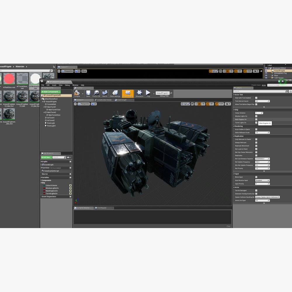 Space Force 1 – Assault Frigate Low-poly 3D model - Download Spaceship ...