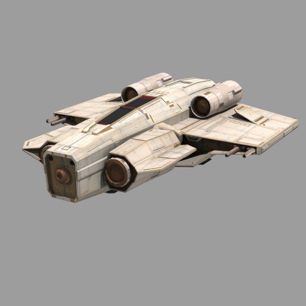 Deep Space Fighter 3D model - Download Spaceship on 3DModels.org