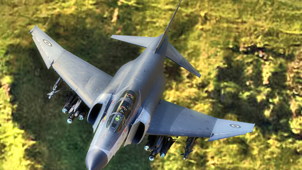 F4 ファントム2 コックピット付き – 4種類の変更可能なテクスチャ Rigged 3Dモデル - ダウンロード 戦闘機 on ...