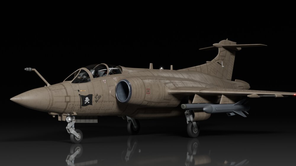 Blackburn Buccaneer S2 3D model - Download Fighter on 3DModels.org