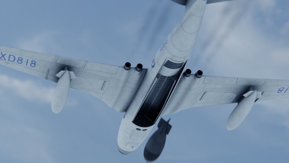 Vickers Valiant B1 Bomber 3D model - Download Bomber on 3DModels.org