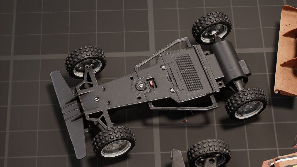 Retro RC Car Parts – Broken Remote Control Car Parts Collection Modelo ...