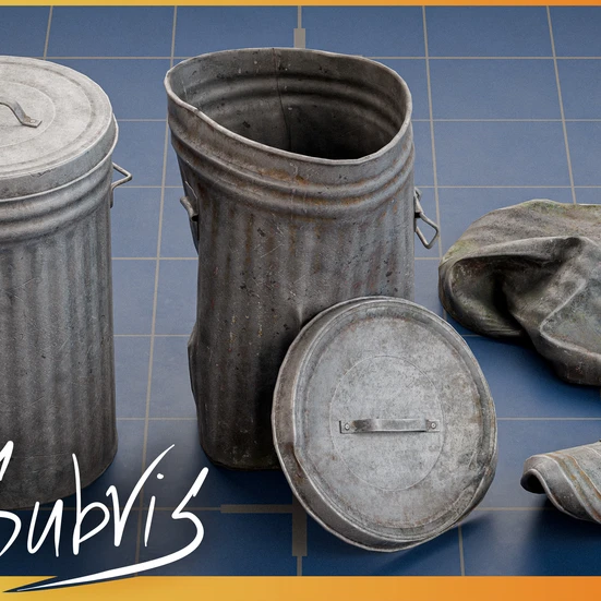 Garbage cart 3D Models Download - 3DModels.org