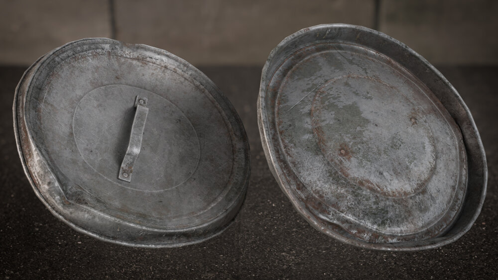 Realistic Trash Bins – Game Ready Props Pack 3D model - Download Street ...