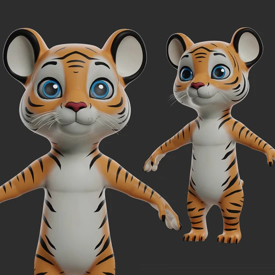 Tiger 3D Models Download - 3DModels.org
