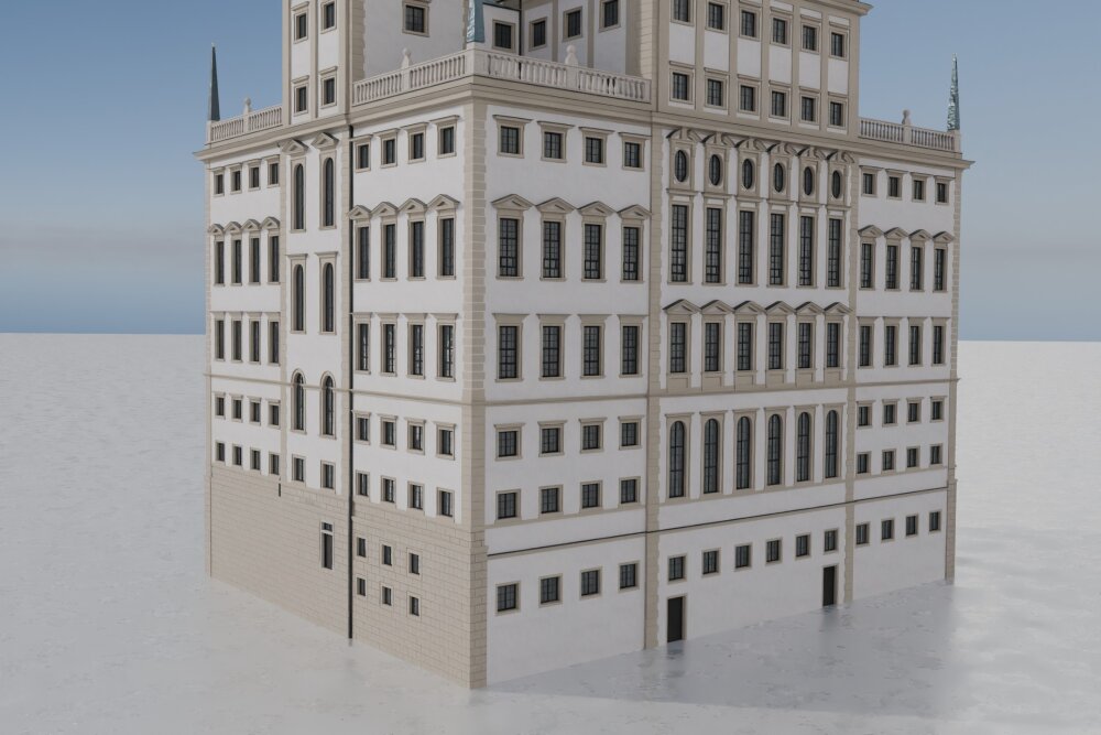 Renaissance City Hall 3D model - Download Buildings on 3DModels.org