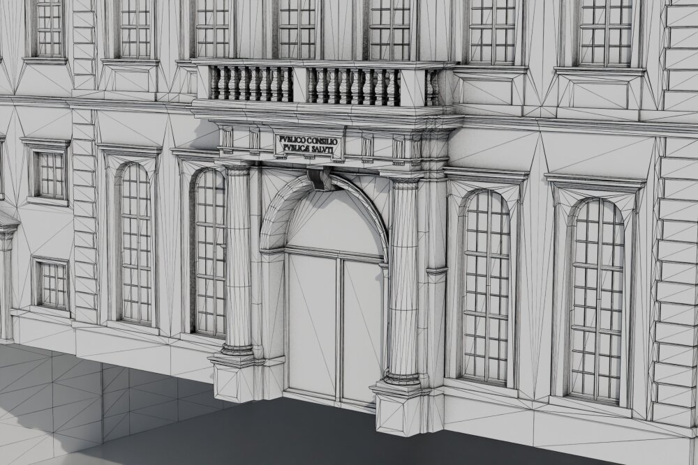Renaissance City Hall 3D model - Download Buildings on 3DModels.org