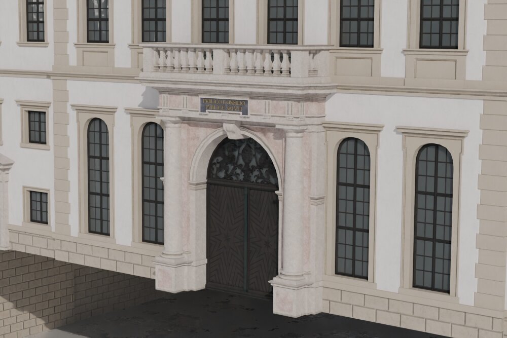 Renaissance City Hall 3D model - Download Buildings on 3DModels.org