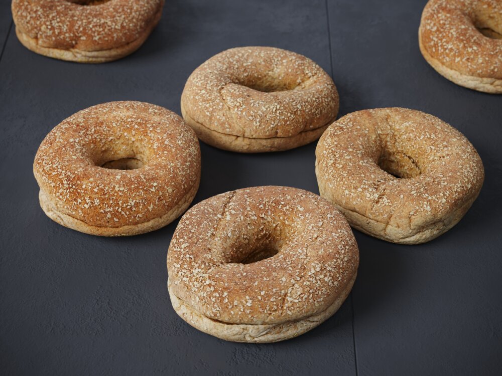 Whole Wheat Bagel 3D model - Download Dairy, Bakery on 3DModels.org