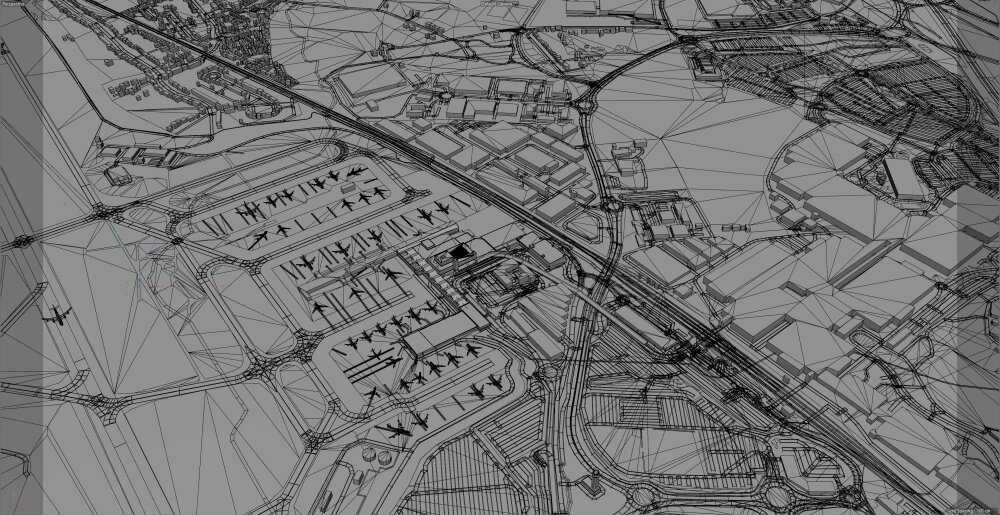 Birmingham Airport Uk 10km Modelo 3D - Baixar Infrastructure Buildings ...