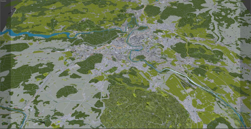 Bern Switzerland 35km 3D model - Download City on 3DModels.org