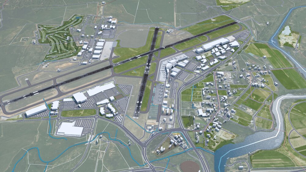 Canberra Airport 10km Modelo 3D - Descargar Infrastructure Buildings on ...