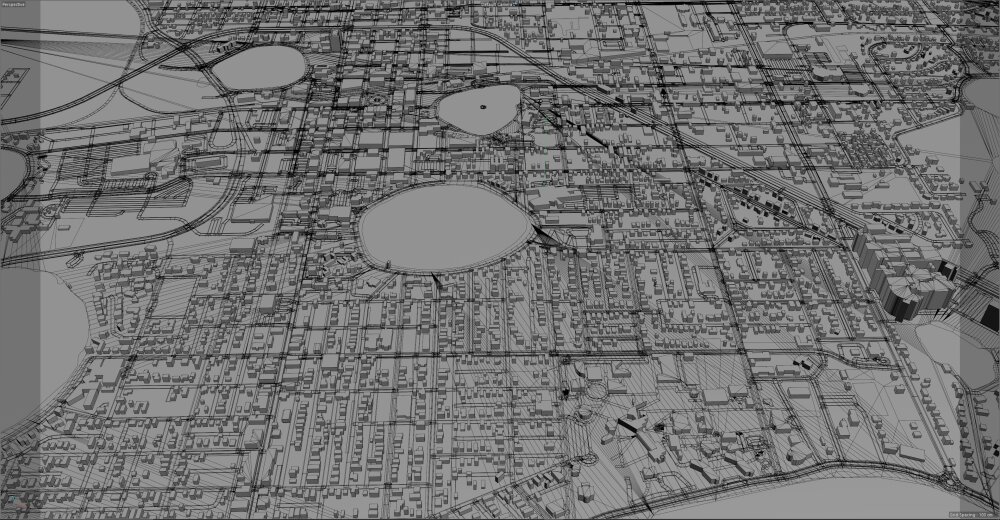 Lakeland Florida Usa 30km Modelo 3D - Descargar Ciudad on 3DModels.org