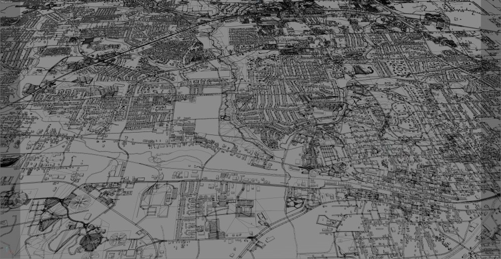 Longview Texas Usa 30km 3D model - Download City on 3DModels.org