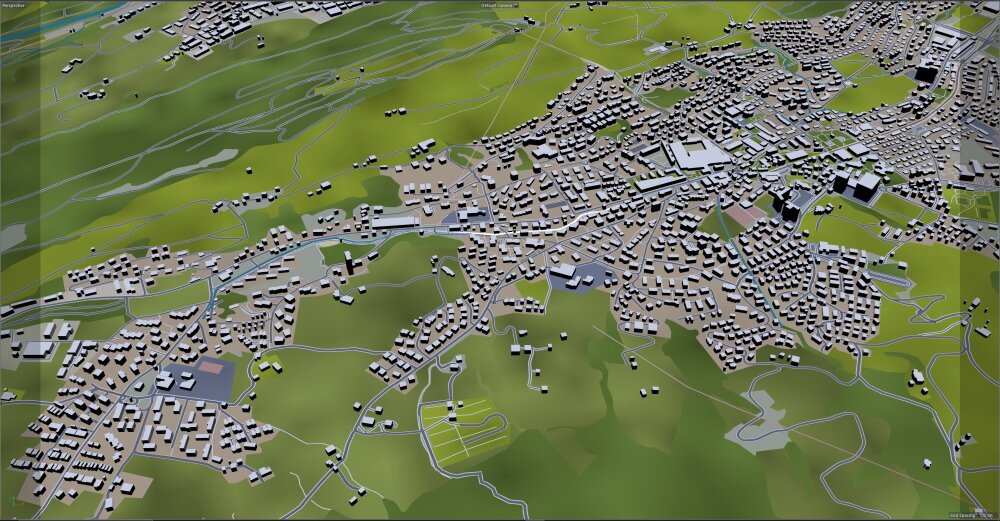 Lucerne Switzerland 30km 3D model - Download City on 3DModels.org