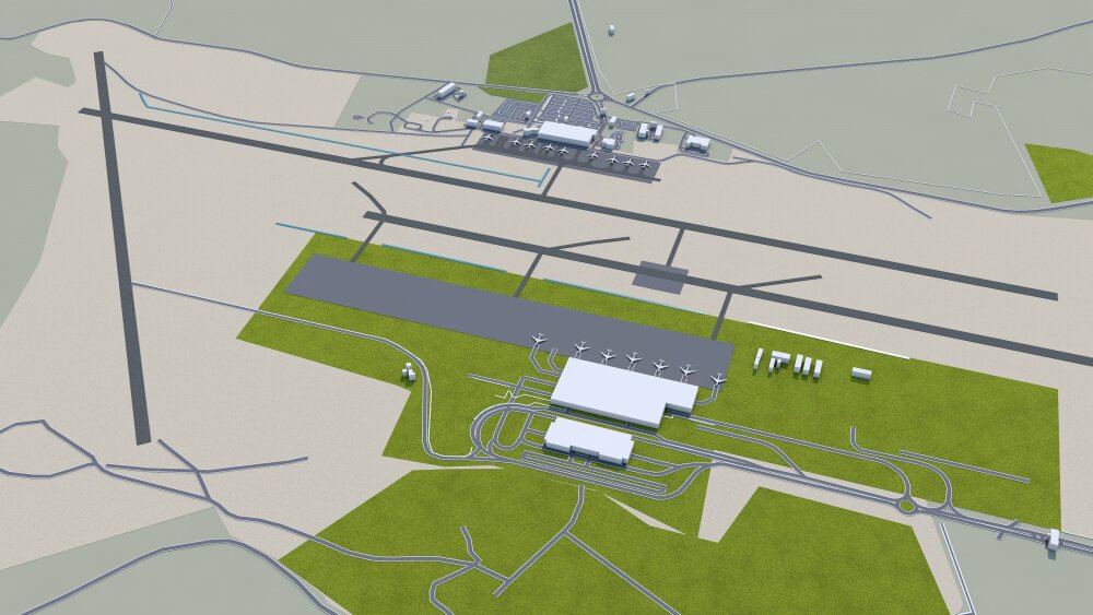 Nicosia Cyprus 40km 3D model - Download City on 3DModels.org