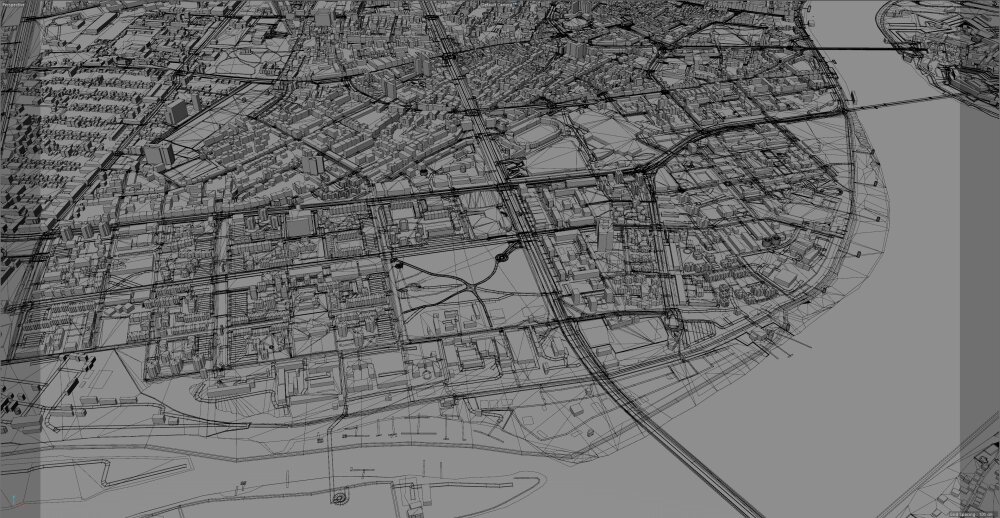 Novi-sad Serbia 40km 3D model - Download City on 3DModels.org