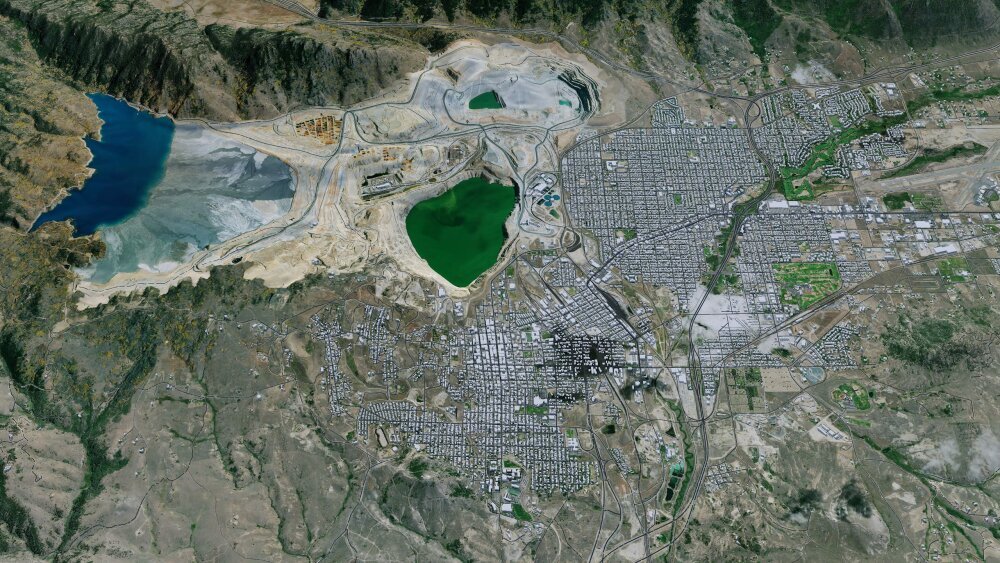 Opencast Mine Silver Bow Creek – Butte Montana Usa 3D model - Download ...