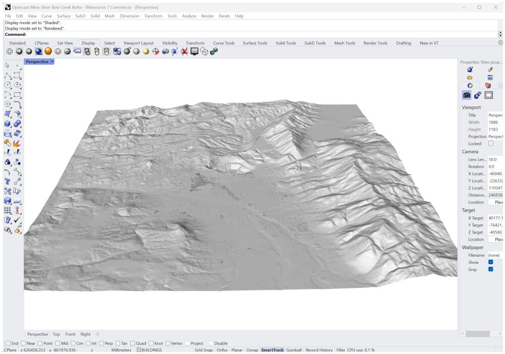 Opencast Mine Silver Bow Creek – Butte Montana Usa 3D model - Download ...