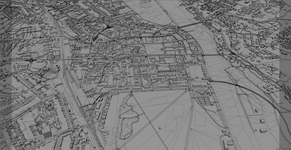 Perth City UK 20km 3D model - Download City on 3DModels.org