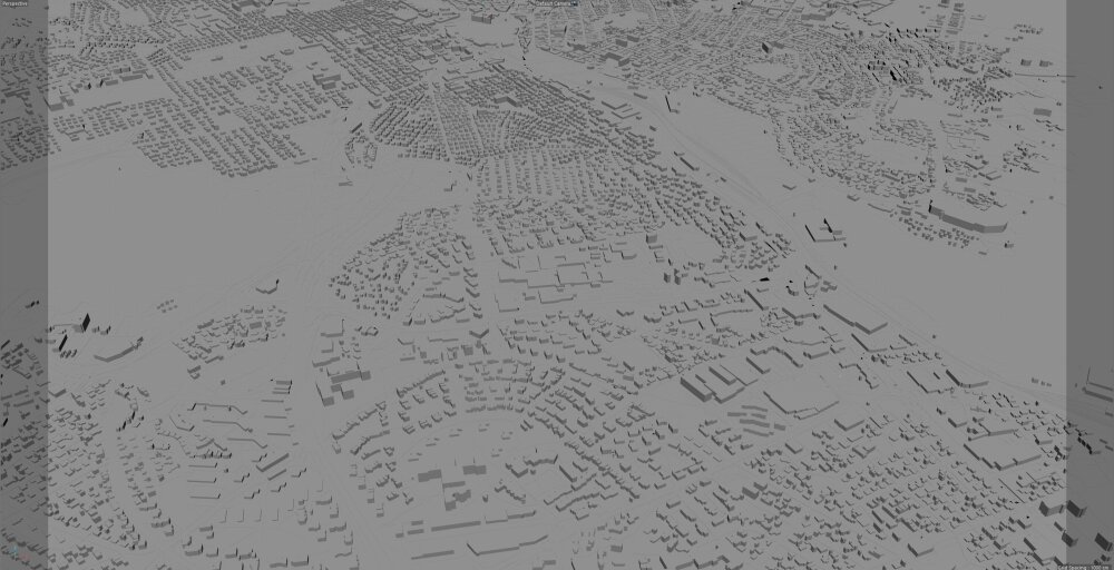 Stavanger Norway 30km 3D model - Download City on 3DModels.org