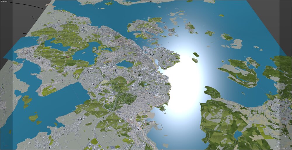Stavanger Norway 30km 3D model - Download City on 3DModels.org