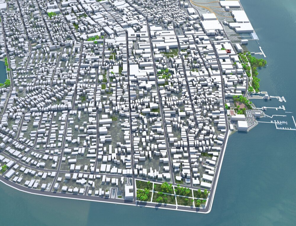 Charleston City South Carolina USA 3D model - Download City on 3DModels.org