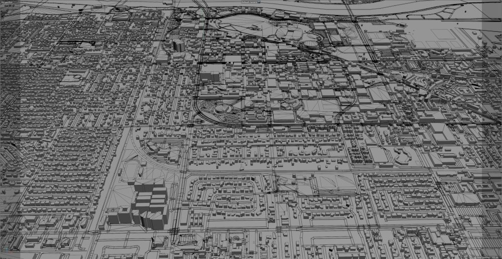 Tempe Arizona Usa 20km 3D model - Download City on 3DModels.org