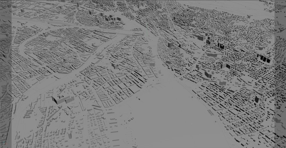 Zurich Switzerland 30km 3D model - Download City on 3DModels.org