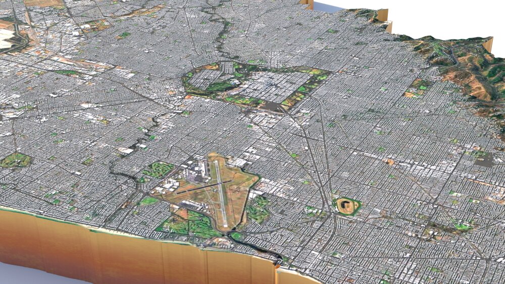 Adelaide City in Australia 3D model - Download City on 3DModels.org