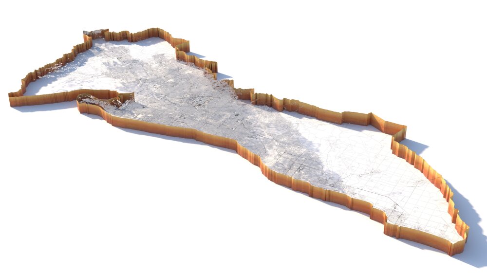 Adelaide City in Australia 3D model - Download City on 3DModels.org