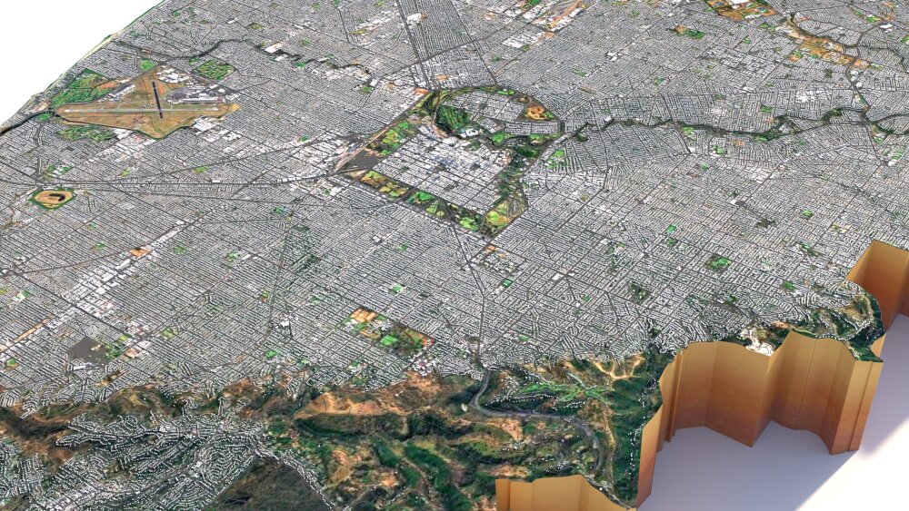 Adelaide City in Australia 3D model - Download City on 3DModels.org