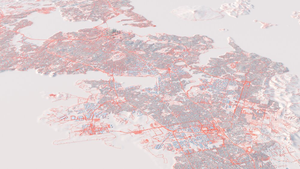Auckland City in New Zealand 3D model - Download City on 3DModels.org