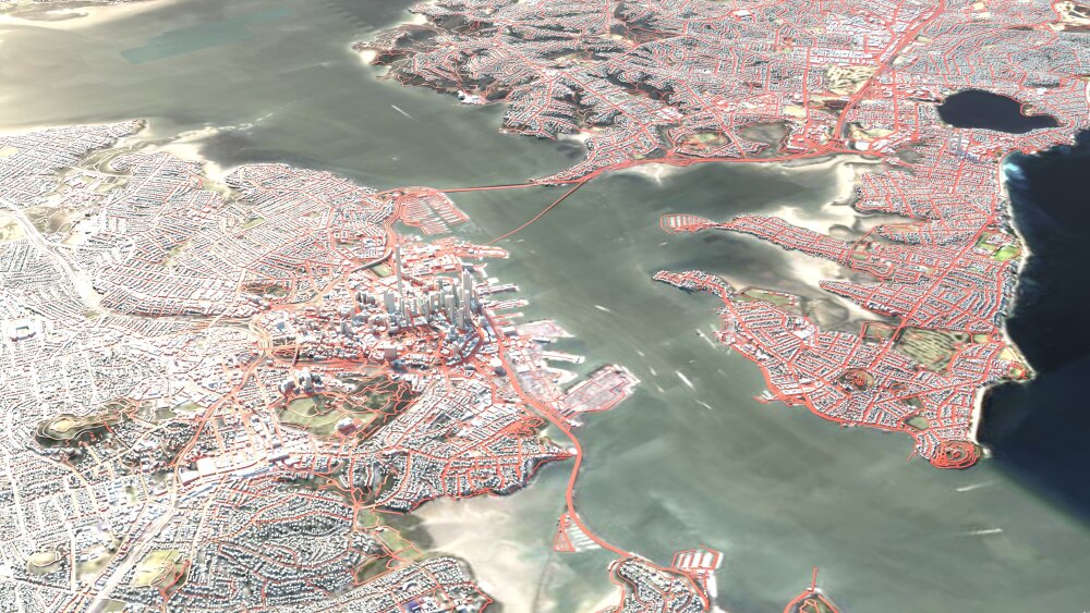 Auckland City in New Zealand 3D model - Download City on 3DModels.org