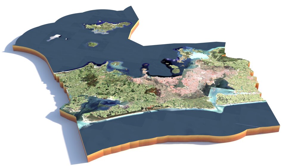 Auckland City in New Zealand 3D model - Download City on 3DModels.org