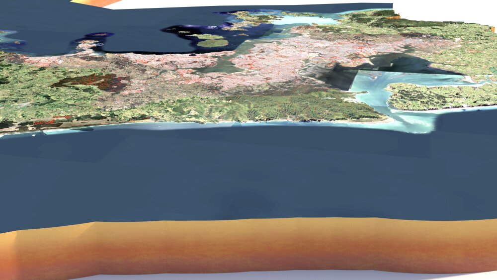 Auckland City in New Zealand 3D model - Download City on 3DModels.org