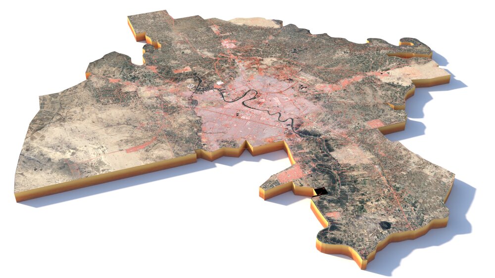 Baghdad Iraq 3D model - Download City on 3DModels.org