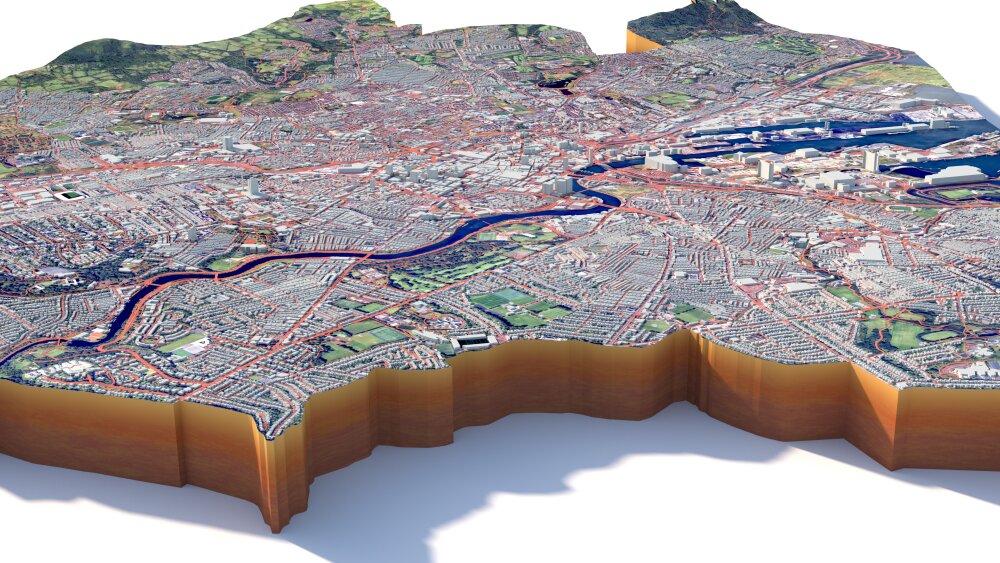 Belfast Northern Ireland UK 3D model - Download City on 3DModels.org