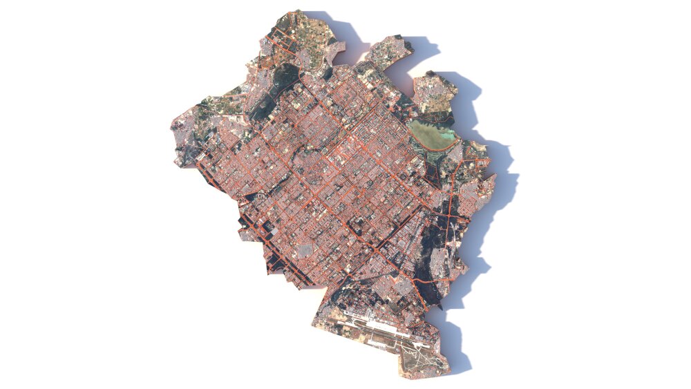 Chandigarh Punjab India 3D model - Download City on 3DModels.org
