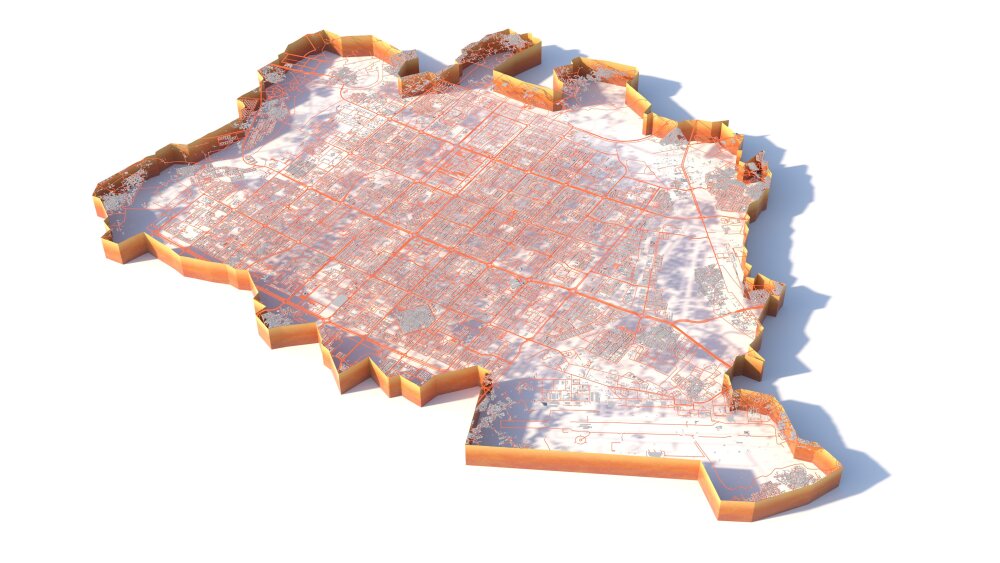 Chandigarh Punjab India 3D model - Download City on 3DModels.org